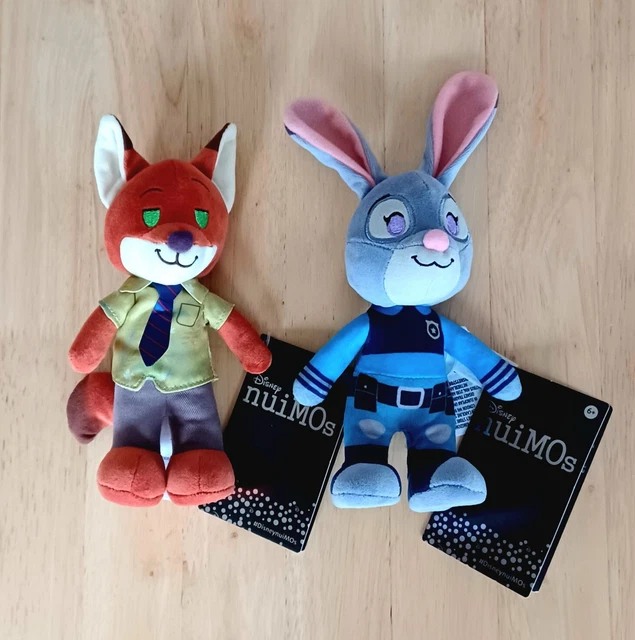 DISNEY PARKS NUIMOS Zootropolis Judy Hopps Rabbit & Nick Wilde Fox ...