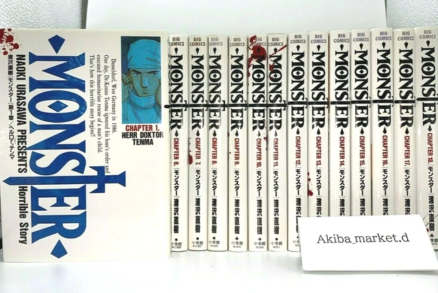 SET COMPLETO MANGA Monster Naoki Urasawa vol.1-18 Giappone (lingua ...