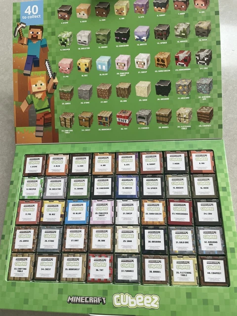 [COMPLETE FULL SET] Woolworths 2025 Minecraft Cubeez Collector Box Or ...