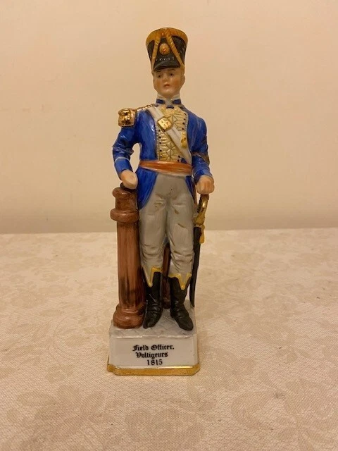 FRENCH NAPOLEONIC MILITARY figurine Field Officer Voltiquers 1815 £7.00 ...