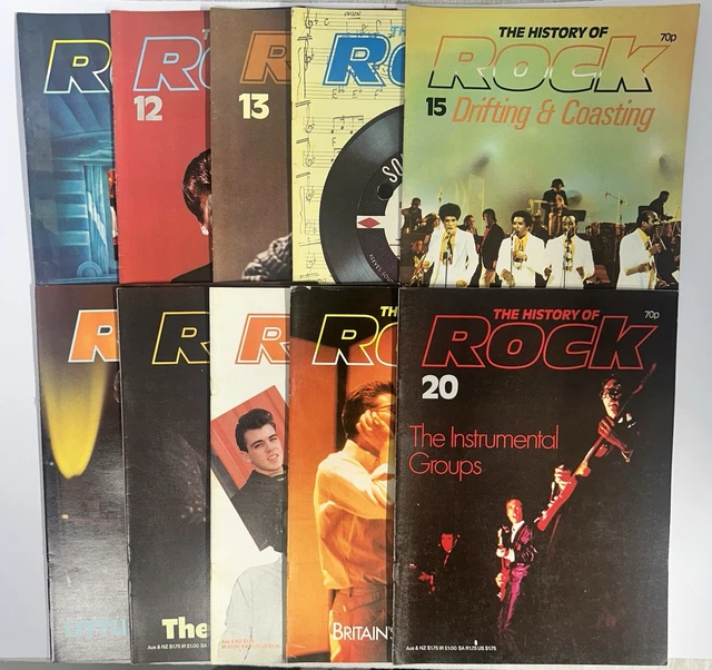 THE HISTORY OF Rock Magazine - Issues 11 - 20 $58.00 - PicClick AU