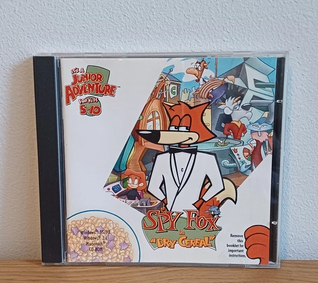 SPY FOX IN Dry Cereal PC/Mac CD-ROM 1997 Humongous for Windows 95/98 3. ...