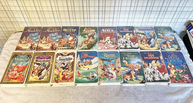 RARE DISNEY VHS Lot (Black Diamond Editions & Masterpiece Collections ...