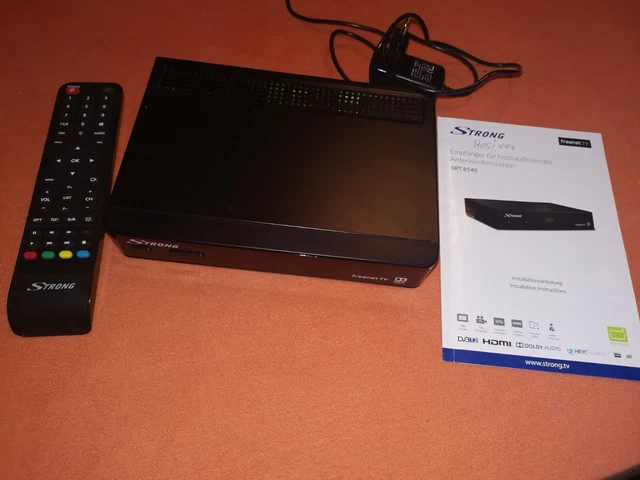 STRONG DIGITAL HD Receiver SRT 8540 DVBT2 DVBT-2 DVB-T 2 EUR 12,50 ...