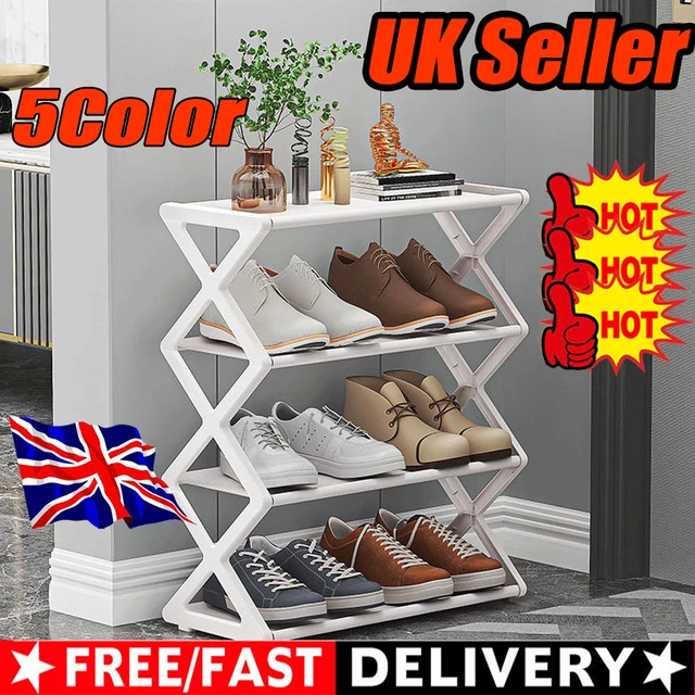 X-SHAPED SHOE RACK Dustproof Storage Shelf Shoecase Student Dormitory ...