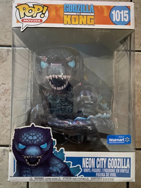 FUNKO POP NEON City Godzilla #1015 Godzilla vs. Kong Movies 10in Figure ...