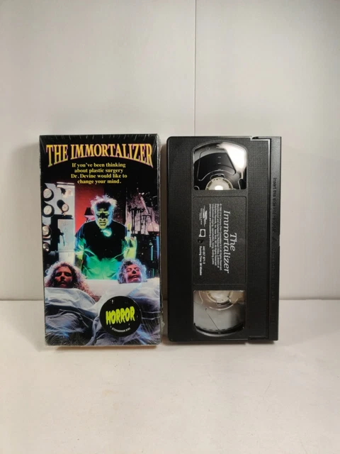 THE IMMORTALIZER VHS 1989 Vinegar Syndrome Horror Rare HTF Rare Classic ...