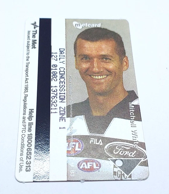 AFL VFL GEELONG Cats Football Club The Met Metcard Ticket Mitchell ...