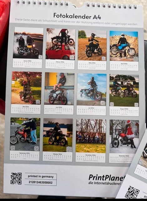 SIMSON KALENDER 2026 Neu S51 S50 Moped DDR Schwalbe EUR 1,00 - PicClick DE