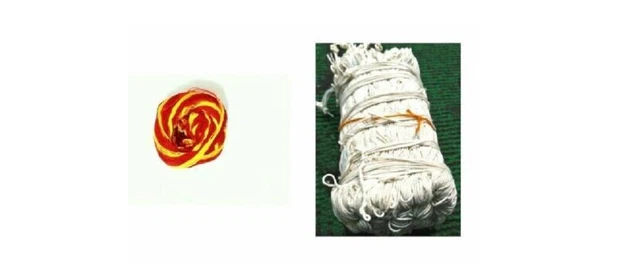 NEW JANEU WITH Kalawa Thread Religious Hindu Puja / Pooja Banaras Vastu ...