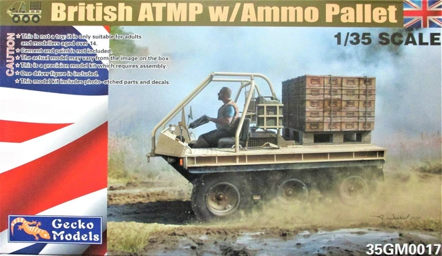 GECKO 35GM0017. SUPACAT British ATMP with Ammo Pallet 1/35 scale Kit £ ...