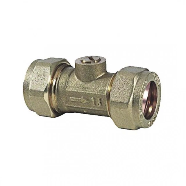 MASTERFLOW 15MM BRASS Isolation Compression Ballofix Shut Off Valve £3. ...
