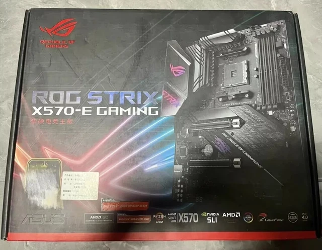 ASUS ROG STRIX X570-E Gaming DDR4 Socket AM4 ATX Motherboard Support ...