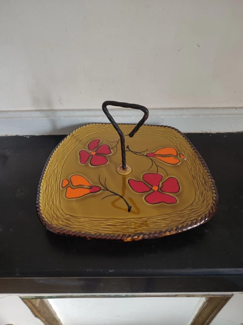 PLATEAU À FROMAGES Poët-Laval à décor de fleurs EUR 35,00 - PicClick FR