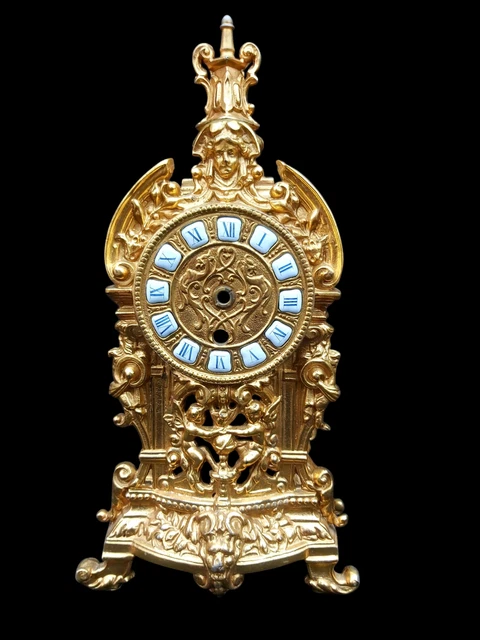 ANTIQUE CLOCK FRENCH Case Bronze Large Ormolu Fine Spares Repairs ...