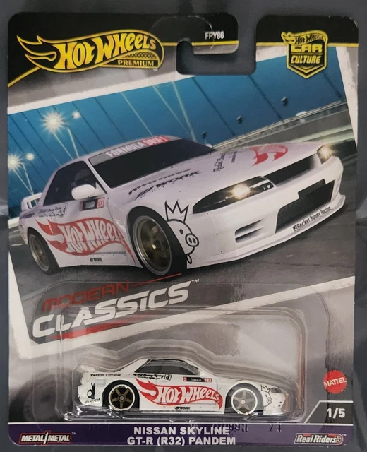 HOT WHEELS PREMIUM 2024 Modern Classics #1 Nissan Skyline Gt-R (R32) Pandem £6.00 - PicClick UK