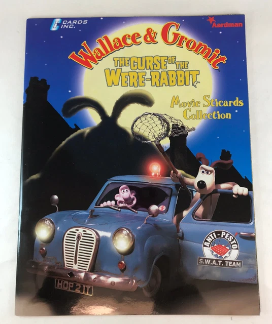 CARDS INC STICKER ALBUM WALLACE & GROMIT CURSE OF THE WERE-RABBIT Empty ...