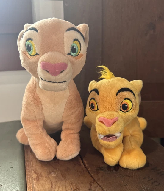 DISNEY WORLD STORE Parks The Lion King Nala &Simba Lion Doll Stuffed ...
