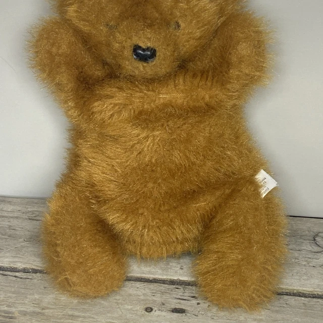 COVENT GARDEN ANN-Y-MATES 1985 Brown Teddy Bear Hand Puppet Soft Plush ...