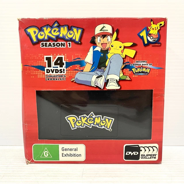 POKEMON SEASON 1 + Box, DVD Wallet - Anime DVD R4 - Tested - Free ...