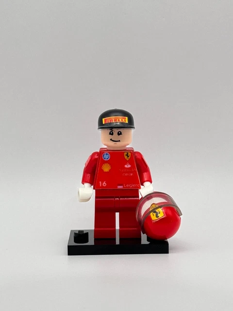 LEGO F1 FORMULA 1 Minifigure Racing Driver Fan - Charles Leclerc - 2024 ...