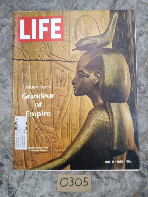 LIFE MAGAZINE / May 31 1968 / Ancient Egypt Grandeur Of Empire / Serket ...