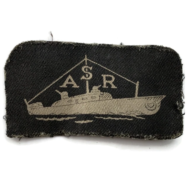 WW2 ROYAL AIR Force RAF Air Sea Rescue PRINTED Cloth Insignia Sleeve ...