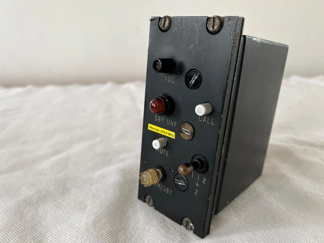 JAGUAR T2 AIRCRAFT Rear Cockpit Radio Selector Unit ERSU From ZB615 ...