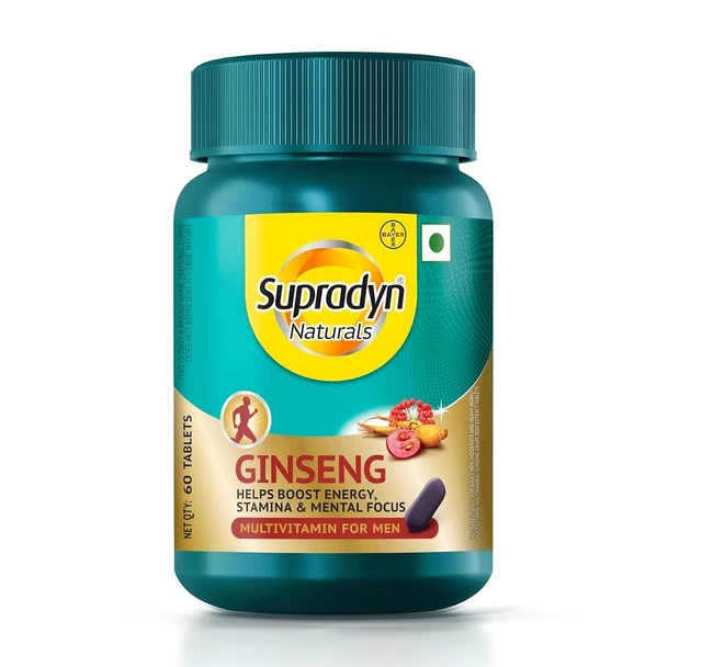 SUPRADYN GINSENG MULTIVITAMIN 60 Tables for Men Support immunity ...