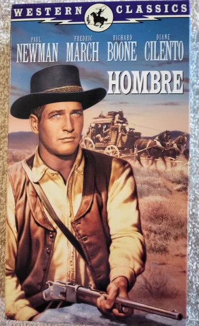HOMBRE VHS 1993 (1966) Western Paul Newman Fredric March Richard Boone ...