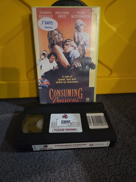 CONSUMING PASSIONS - 1988, Big Box Ex Rental, VHS Release - Cult ...