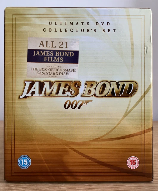 JAMES BOND 007 - Ultimate DVD Collection Set - 21 Films, 42 Discs £27.95 - PicClick UK
