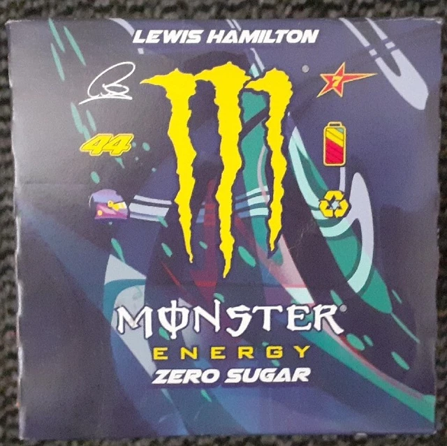 LEWIS HAMILTON MONSTER Zero Sugar Energy Drink 500ml 4 Pack LIMITED ...