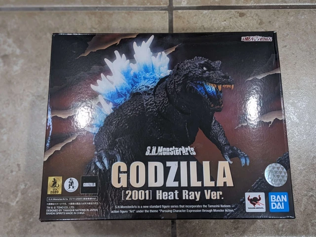 BANDAI S.H.MONSTERARTS GODZILLA 2001 Heat Ray Version Action Figure ...