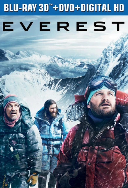 EVEREST 3D BLU-RAY DVD + Digital HD Ultraviolet New & Sealed English ...