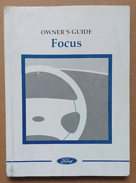 FORD FOCUS MK.1 Owners Guide Handbook Manual (2002). £5.99 - PicClick UK