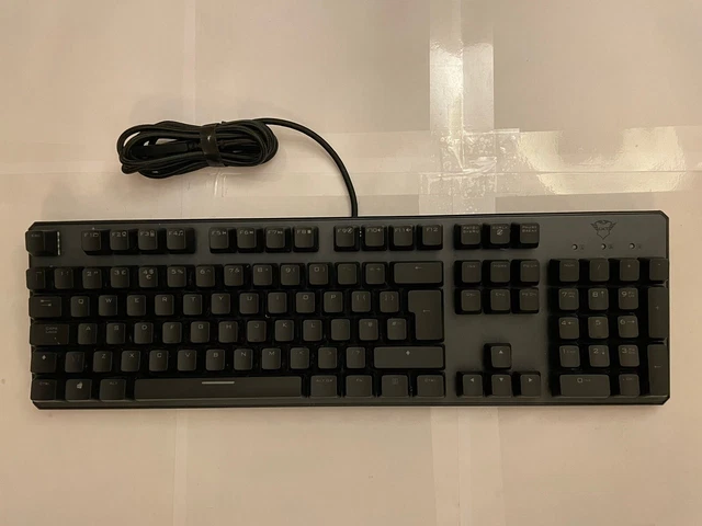TRUST GAMING 23067 GXT 865 Asta RGB Mechanical Gaming Keyboard, UK ...