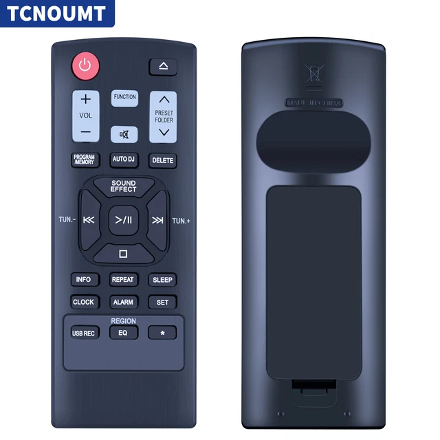 COV34618201 REMOTE CONTROL For LG Mini Hi-Fi Audio System CM4360 ...