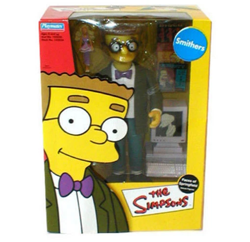 MATT GROEING CULT TV Cartoon The Simpsons 10" SMITHERS Boxed figure ...