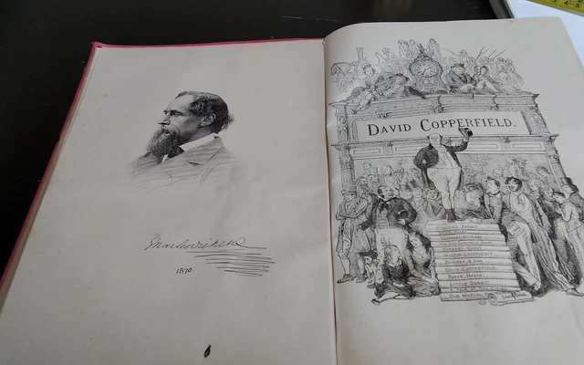CHARLES DICKENS DAVID copperfield 1890 Chapman And Hall Book £30.00 ...