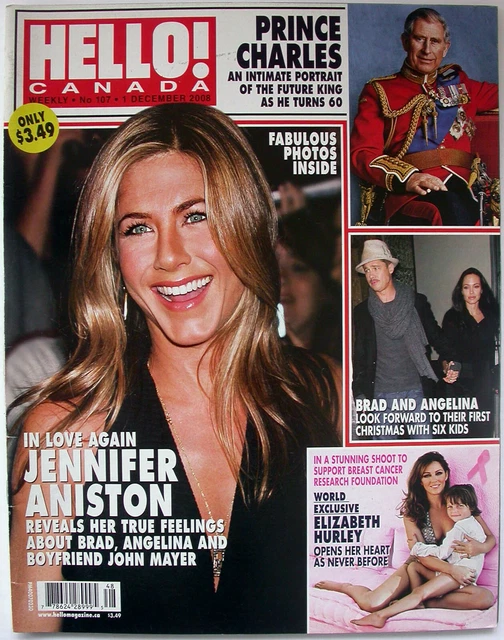 JENNIFER ANISTON HELLO Canada Magazine 107 Elizabeth Hurley Sarah ...