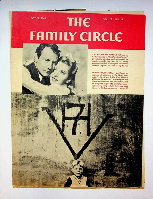 FAMILY CIRCLE MAGAZINE Vol. 22 #21 GD 1943 Low Grade £3.25 - PicClick UK