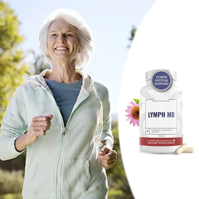 LYMPH MD LYMPHATIC System Supplement with 9 Botanicals For Men and ...
