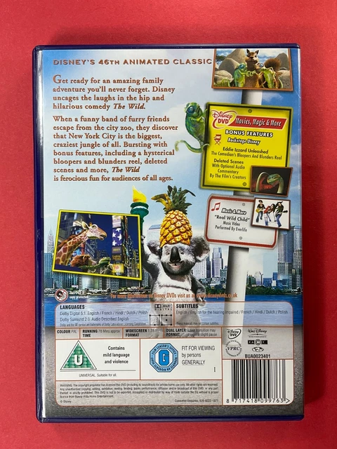 THE WILD, DISNEY classic, DVD £2.49 - PicClick UK