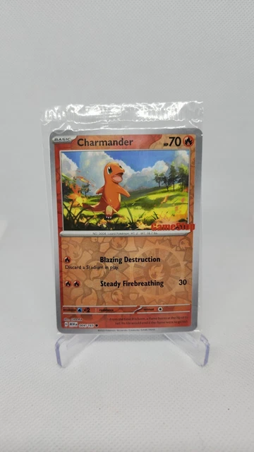 CHARMANDER GAMESTOP PROMO 004 REVERSE HOLO - Pokémon 151 presque comme ...