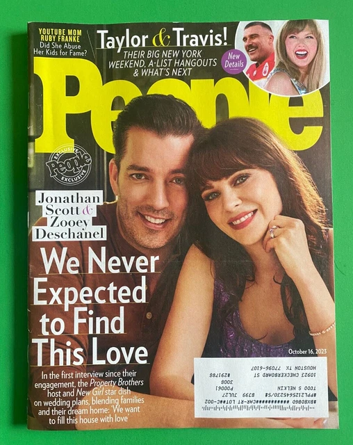 PEOPLE MAGAZINE OCT 16 2023-Taylor Swift/Travis Kelce+Zooey Deschanel ...