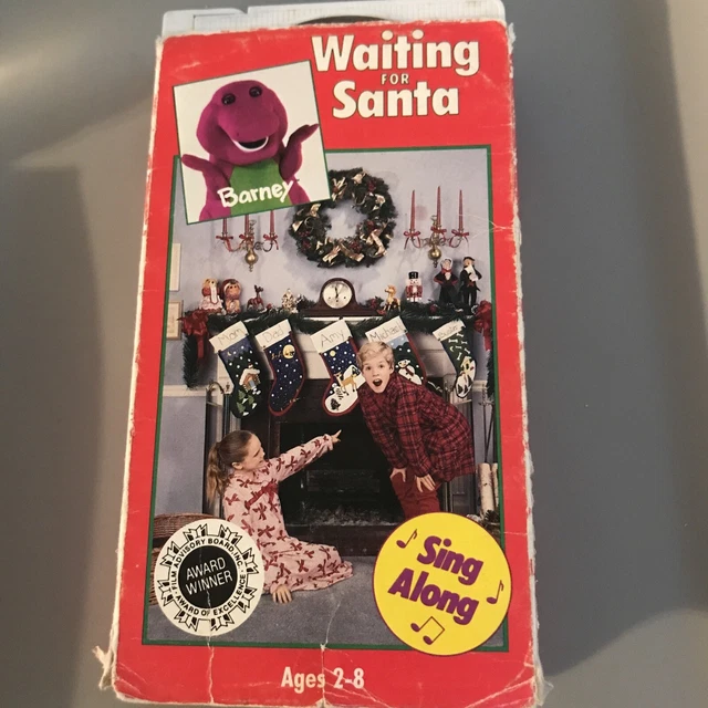 BARNEY WAITING FOR Santa Vhs Barney & Friends Christmas Home Video Sing ...