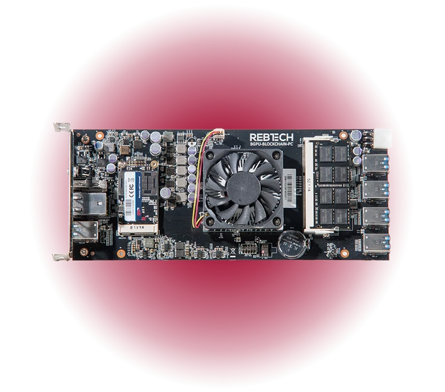 REBTECH ALL-IN-ONE 8 GPU Mining Motherboard EUR 515,42 - PicClick DE
