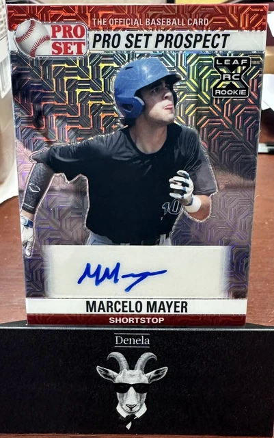 2021 LEAF PRO Set PS0-MM7 Marcelo Mayer autographe Red Prospect Boston ...