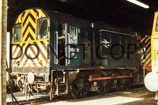 UK DIESEL TRAIN Railway Photograph Of Class 08 08631 Loco. Rm08-211 £1. ...